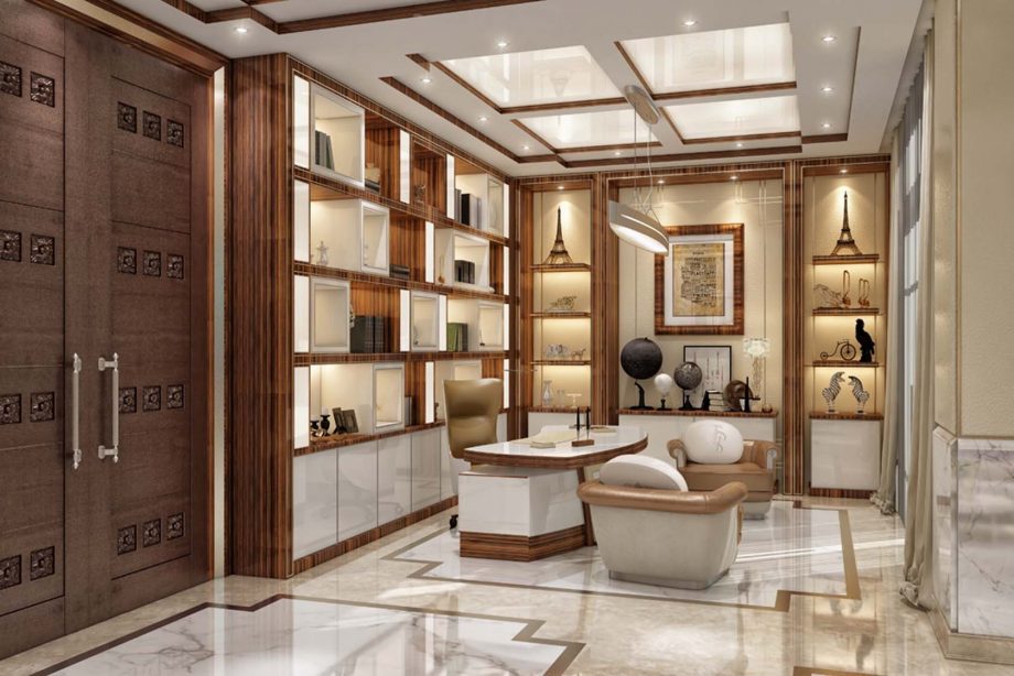 Baroque Inspired Classic Style Office | My Decorative